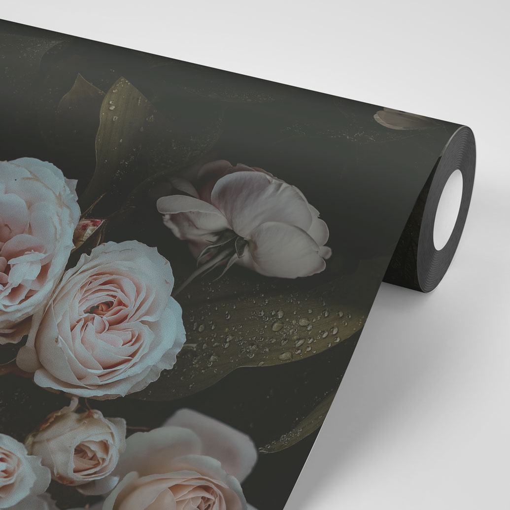 Midnight Bloom Wallpaper - KIINOO