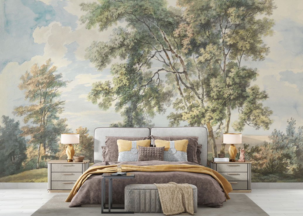 Timeless Scenic Wall Mural - KIINOO A range of electric and elegant ...